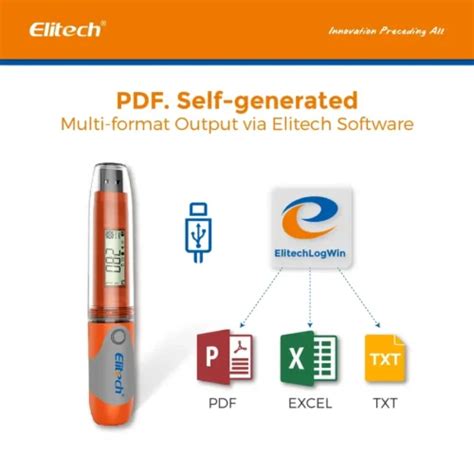 Elitech Rc Waterproof Usb Temperature Data Logger