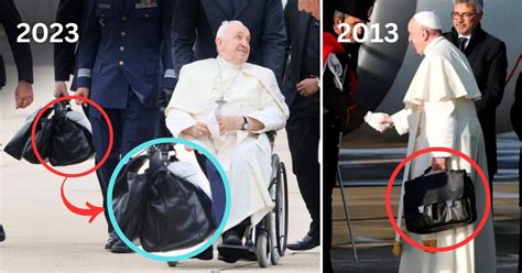Diez Años Después ¿el Papa Francisco Sigue Usando Su Maletín Negro