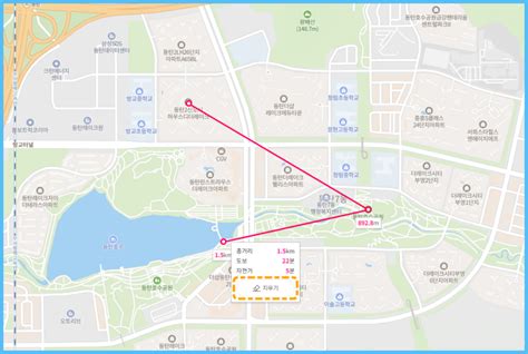 네이버지도 직선거리 측정 빠른길찾기 거리재기 방법 네이버 블로그