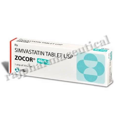 Zocor 20mg Tablets At Rs 140stripe Zocor In Surat Id 2849707224033