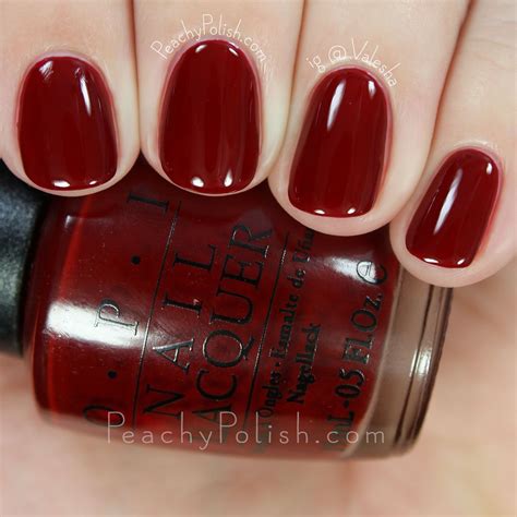 Opi Got The Blues For Red Peachy Polish Nailpolish Red Gel Nails