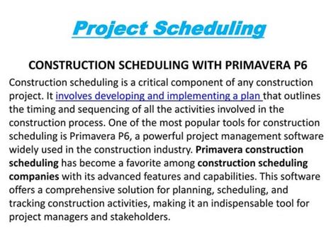 Critical Path Method Schedulingpptx