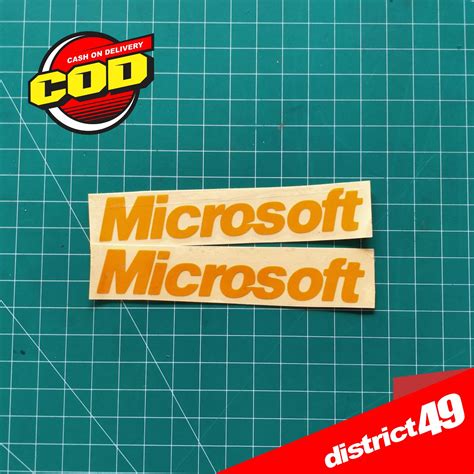 Cutting Sticker Microsoft Logo Stiker Cutting Microsoft Logo Stiker
