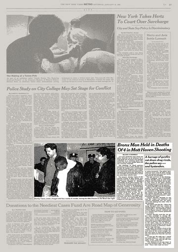 Bronx Man Held In Deaths Of 4 In Mott Haven Shooting The New York Times