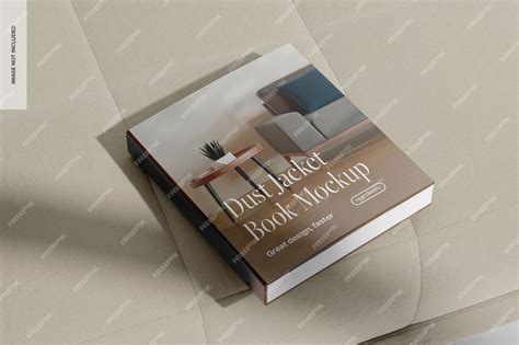 Premium Psd Dust Jacket Book On Sofa Mockup Perspective
