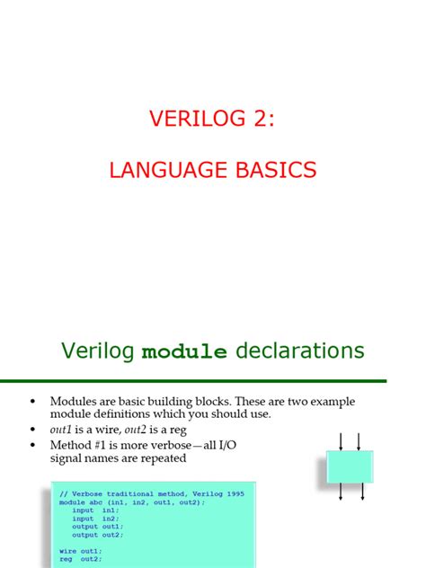 handout verilog2 basics pdf