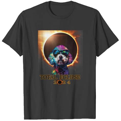 Total Eclipse 40824 Bichon Frise Dog Wear Glasses Ts T Shirts Sold