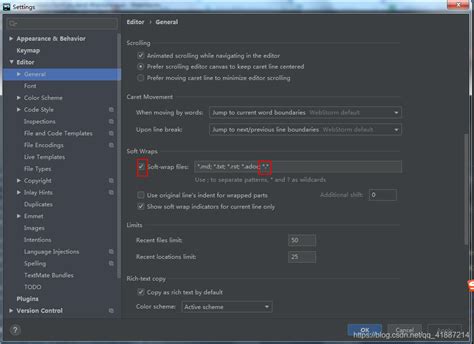 webstrom2019 设置自动换行 webstorm 自动换行 csdn博客