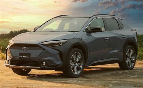 Subaru Unveils First All Electric Car Solterra Developed With Toyota