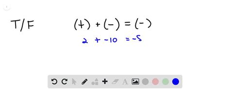 Solveddetermine Whether Each Statement Is True Or False The Sum Of A