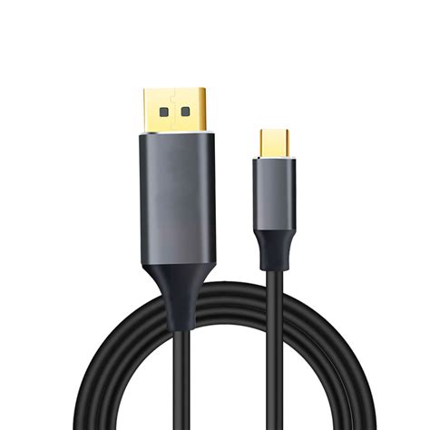 Vcom Usb C 동글 케이블 유형 C 수 플라스틱 쉘 디스플레이 포트 남성 4k 60hz Uhd