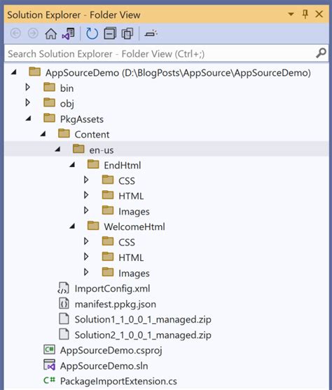 [step by step] create an appsource package using package deployer tool