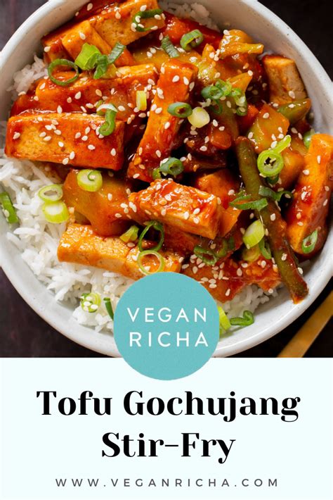 Tofu Stir Fry With Gochujang Sauce