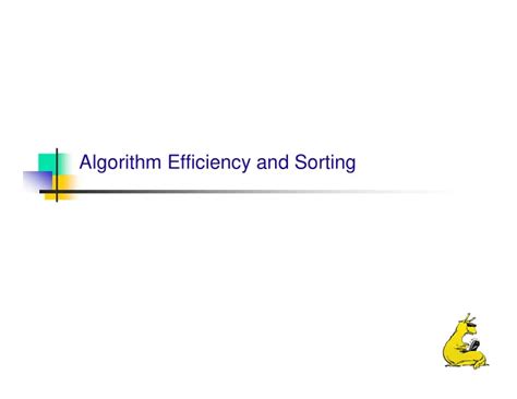 Ppt Algorithm Efficiency And Sorting How To Compare Different Problems Powerpoint