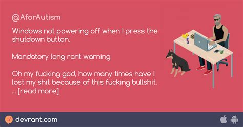 Fuck Windows Windows Not Powering Off When I Press The Shutdown