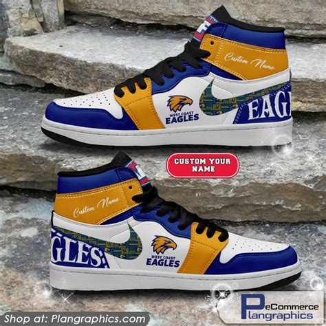 West Coast Eagles Football Club Afl Personalized Shoes Plangraphics