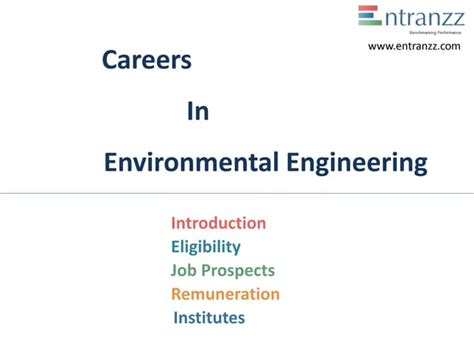 Careers In Environmental Engineering Pptx