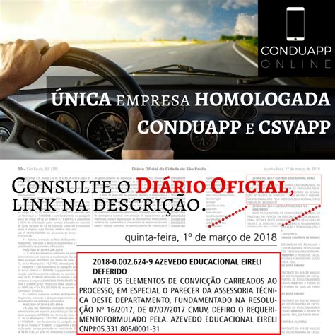 Saiba Mais Curso Conduapp