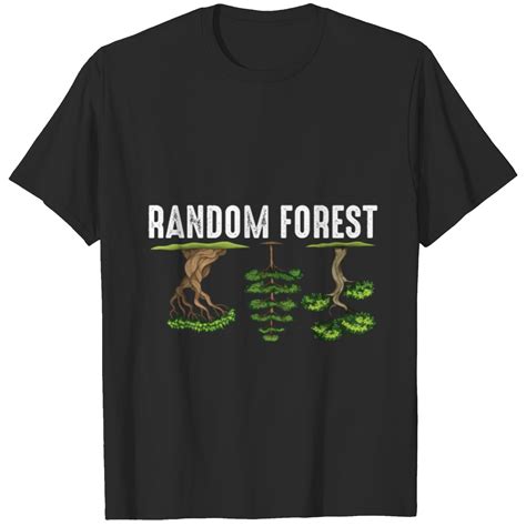 Artificial Classification Math Nerd Random Forest T Shirt