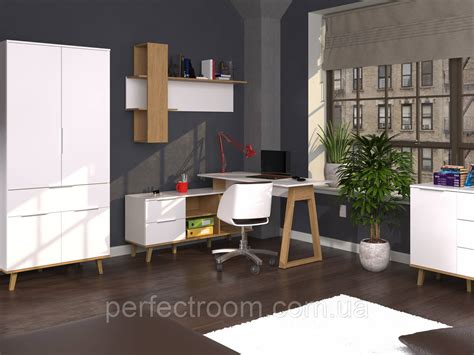 Полиця настінна для книг і речей навісна Книжкова полиця на стіну 08 Neptune білий дуб камяний