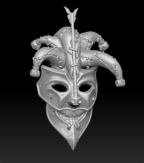 Fichier Stl Masque De Bouffon・design Pour Imprimante 3d à Télécharger・cults