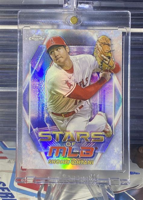 Shohei Ohtani 2023 Topps Series 1 Stars Of Mlb Chrome Parallel Smlbc