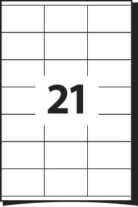 Label Template Word 21 Per Sheet Printable Label Templates