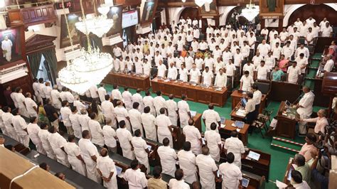 Aiadmk Mlas Suspended From Assembly Proceedings For A Day Following