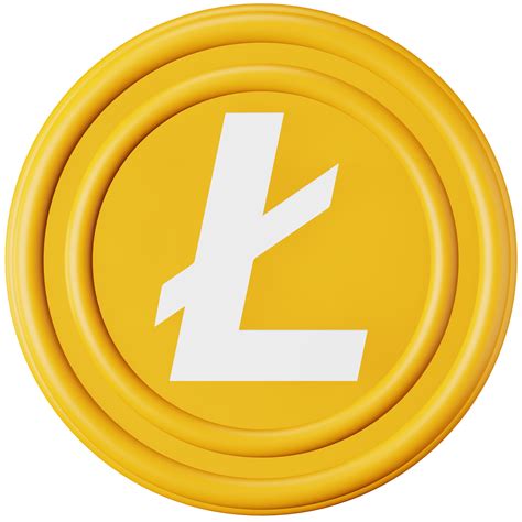 Litecoin LTC 3d Rendering Isometric Icon 13373703 PNG