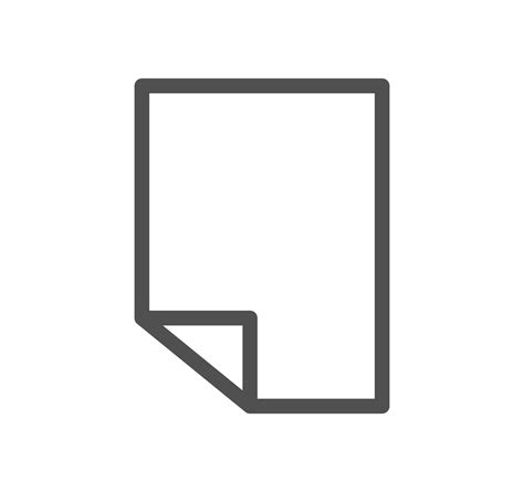 Document Icon Outline And Linear Vector 12992155 Vector Art At Vecteezy