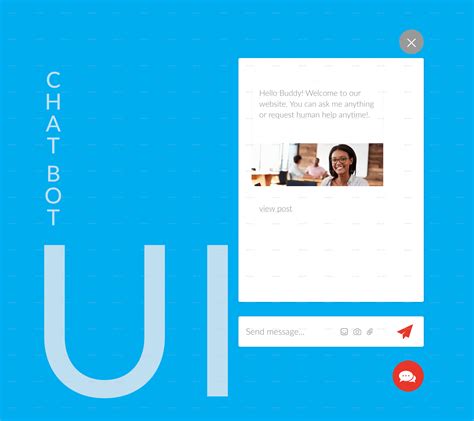 12 Creative Website Chat Bot UI Designs Web Elements GraphicRiver
