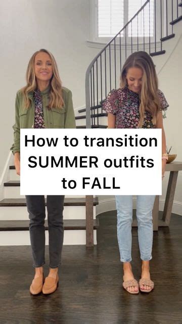 Merrick White / Style & Sewing on Instagram: "4 ways to transition a summer outfit to fall…w ...