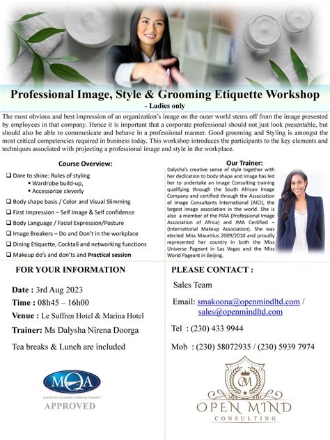 Open Mind Consulting Ltd Mauritius On Linkedin Ladiesfashion Groomingessentials