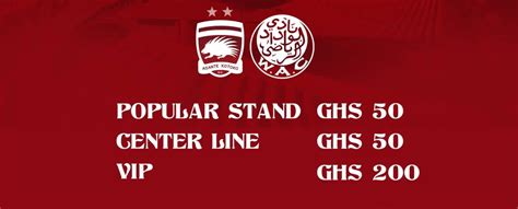Billets Asante Kotoko Vs Wydad En Vente Au Ghana à Partir De 37 Dh