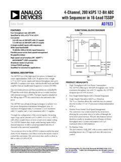 4 Channel 200 KSPS 12 Bit ADC With Analog 4 Channel 200 Ksps 12 Bit Adc With Analog