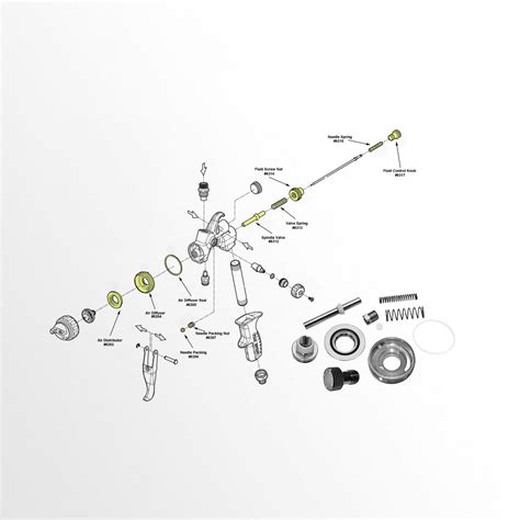 Fuji Spray Auto Automotive Paint Spray Gun LX 20 REBUILD KIT