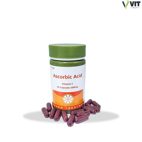60 เม็ดvita Ascorbic Acidvitamin C Capsule Suffement จำกัด ผลกระทบ