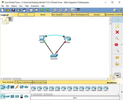 11 6 1 2 Packet Tracer Skills Integration Challenge Instructions Answers