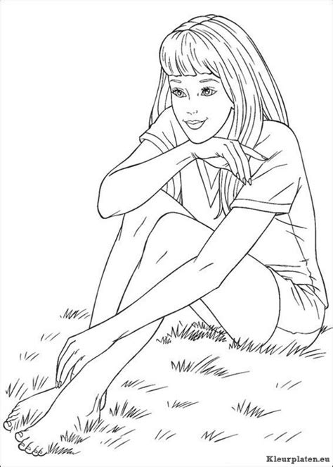 Barbie Kleurplaat Kleurplaat