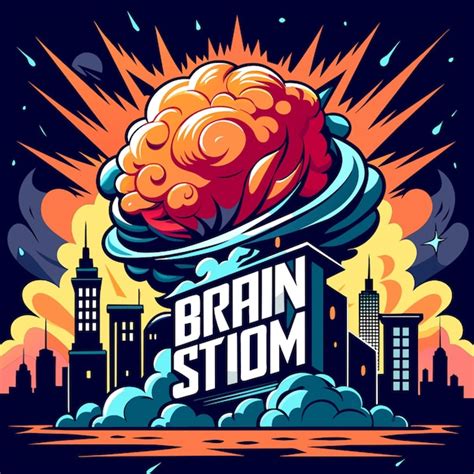 Headline Brain Storm Gigantic Brain Of Mothership Size Generating A