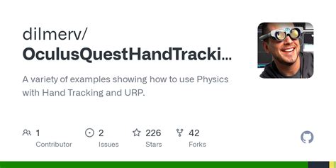GitHub Dilmerv OculusQuestHandTrackingPhysicsURP A Variety Of