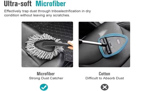 Microfibre Noodle Duster Handheld Chenille Wand Hand Dusters Magic Dust