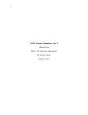 Comparing OSCM Software Shippabo Magaya FreightPop Course Hero