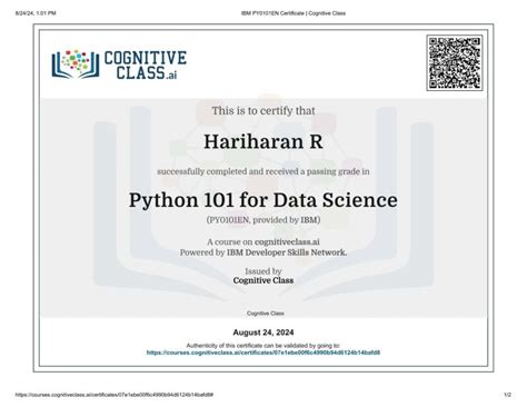 hariharan r on linkedin datascience python ibm continuouslearning careergrowth