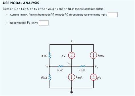 Solved Use Nodal Analysisgiven
