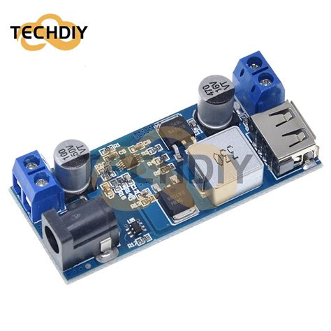 Mô Đun Hạ Áp LM2596S DC-DC 24V/12V Xuống 5V 5A Cổng USB | Shopee Việt Nam
