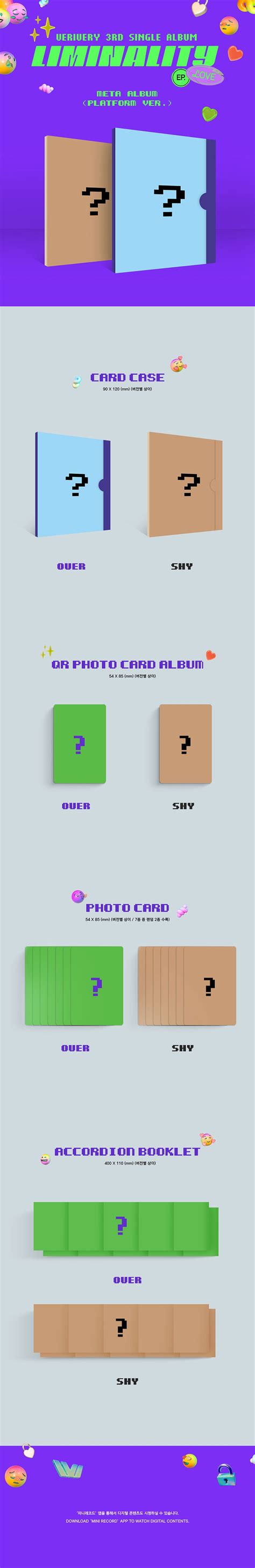 Verivery 3rd Single Album Liminality Eplove Platform Album Ver