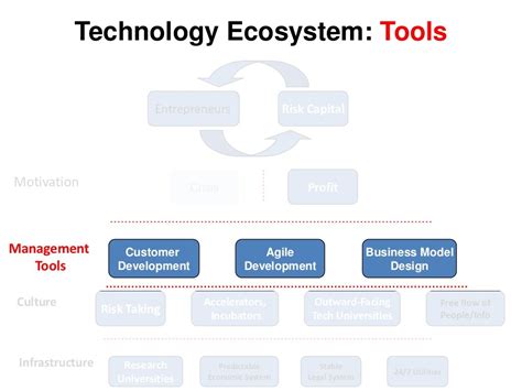 Technology Ecosystem Tools Entrepreneurs Risk