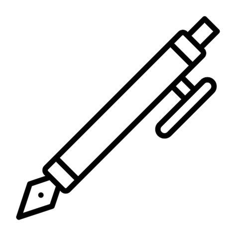Premium Vector Pen Vector Illustration Style