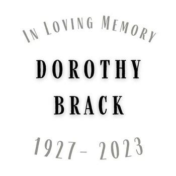 St Mark The Evangelist Obituary For Dorothy Maxine Brack Oro